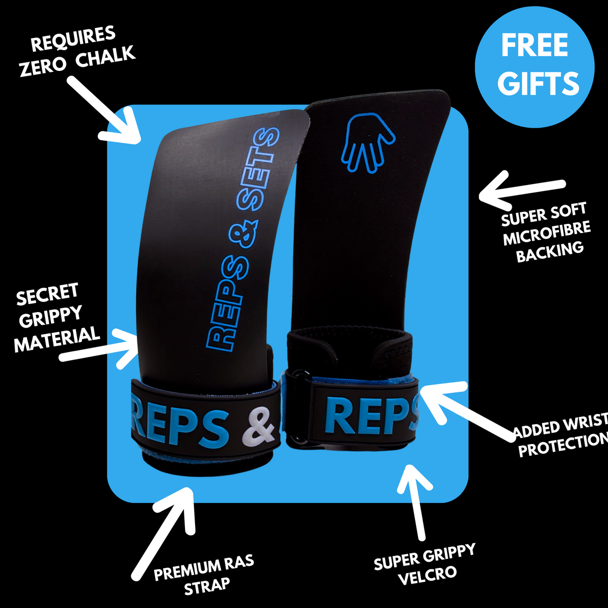 Reps N Sets Grips | The Best CrossFit Grips